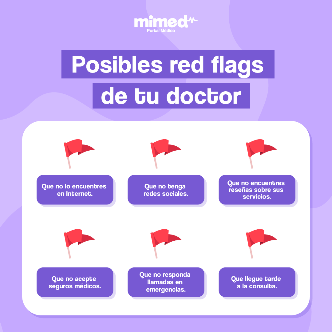 Posibles red flags de tu doctor